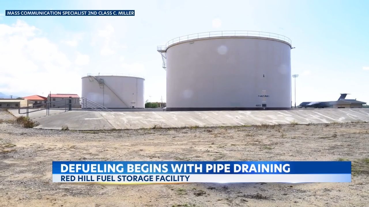 Red Hill defueling begins, with EPA support - YouTube