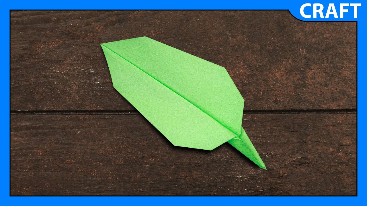 How to Make an Origami Leaf | Craft Tutorial - YouTube