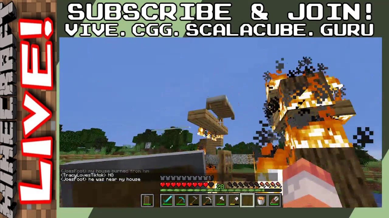 Minecraft - When Griefers Attack!! - Griefers invade our livestream to ...