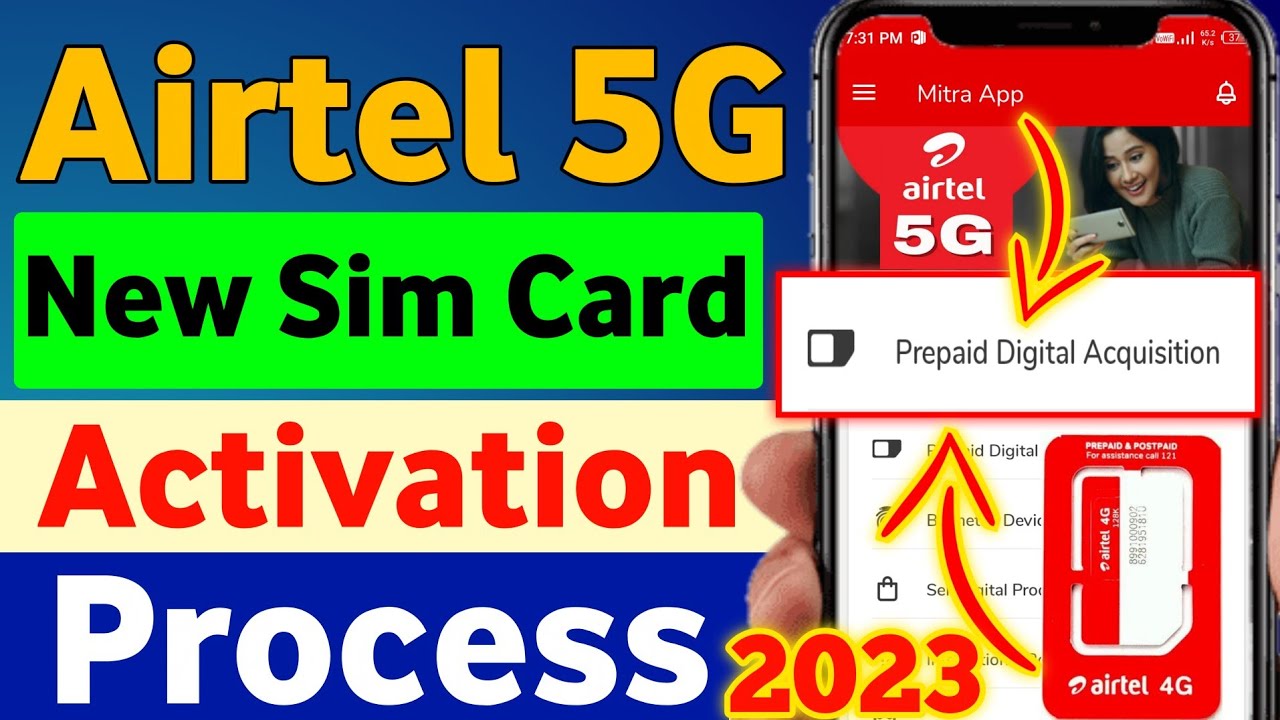 Airtel New Sim Activation Process 2023 Airtel 5G Sim Chalu Kaise Kare ...