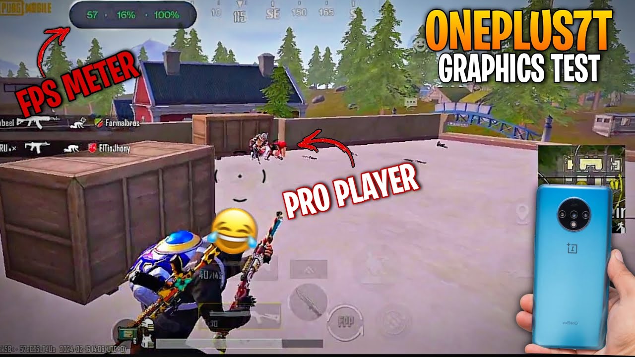 OnePlus7T Graphics Test Pubg Mobile | Fps Meter | Awais Gaming 54 - YouTube
