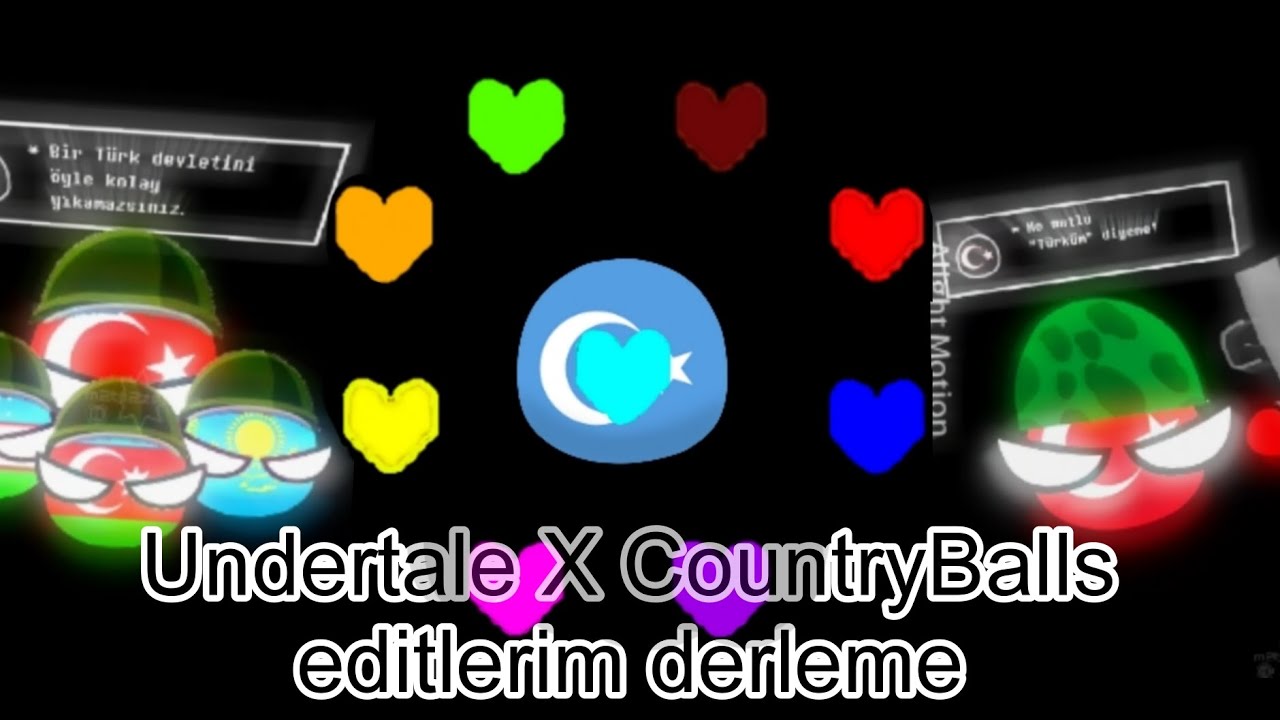 Undertale X CountryBalls editlerim derleme - YouTube
