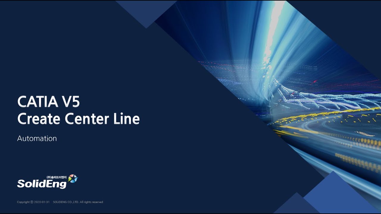 CATIA V5 - Create Center Line - YouTube