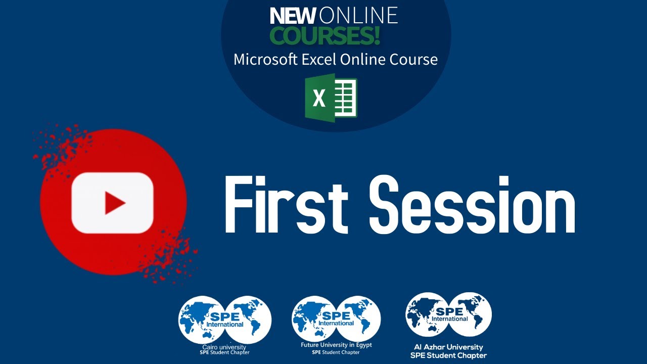 Microsoft Excel "First Session" - YouTube