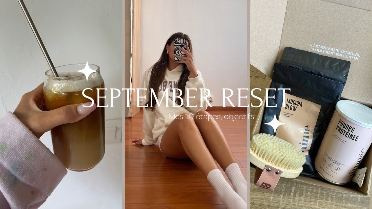 SEPTEMBER RESET VLOG: mes 10 étapes, objectifs pour l'automne, nouveaux livres - YouTube