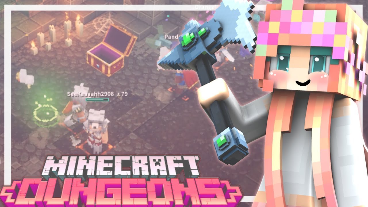 DESTROYING MONSTERS IN A CRYPT! | Minecraft Dungeons | EP 2 (Minecraft ...