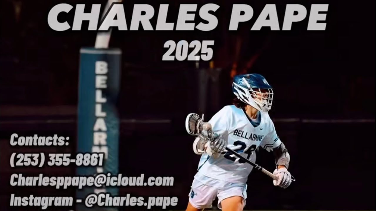 Charles Pape 2022/23 lacrosse highlights - YouTube