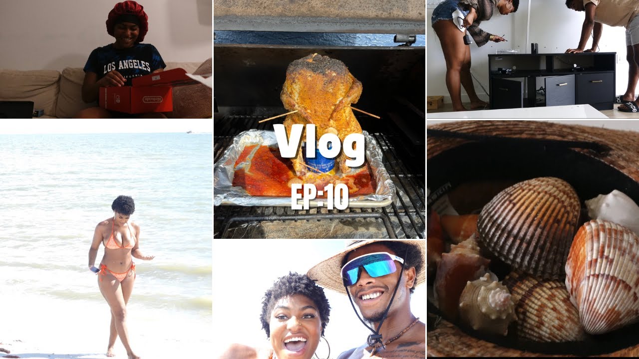 GOT STUNG ON MY EYE | COLLECT REALLY COOL SHELLS | DECORATED THE APARTMENT | WENT FISHING ...