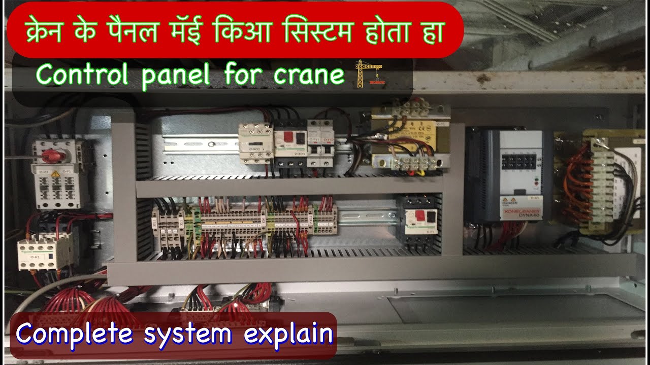 Crane panel complete explain - YouTube