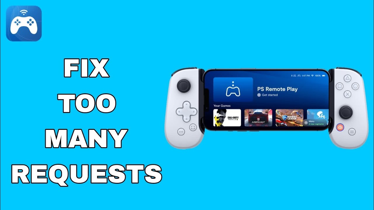 How To Fix And Solve Too Many Requests On Ps Remote Play App | Easy Fix ...