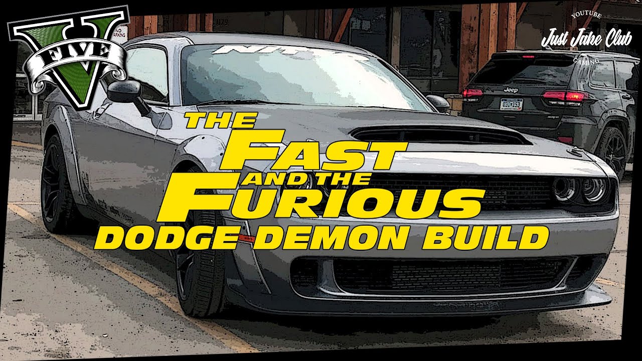 Fate Of The Furious | Dodge Demon SRT | GTA V Car Build Tutorial ...