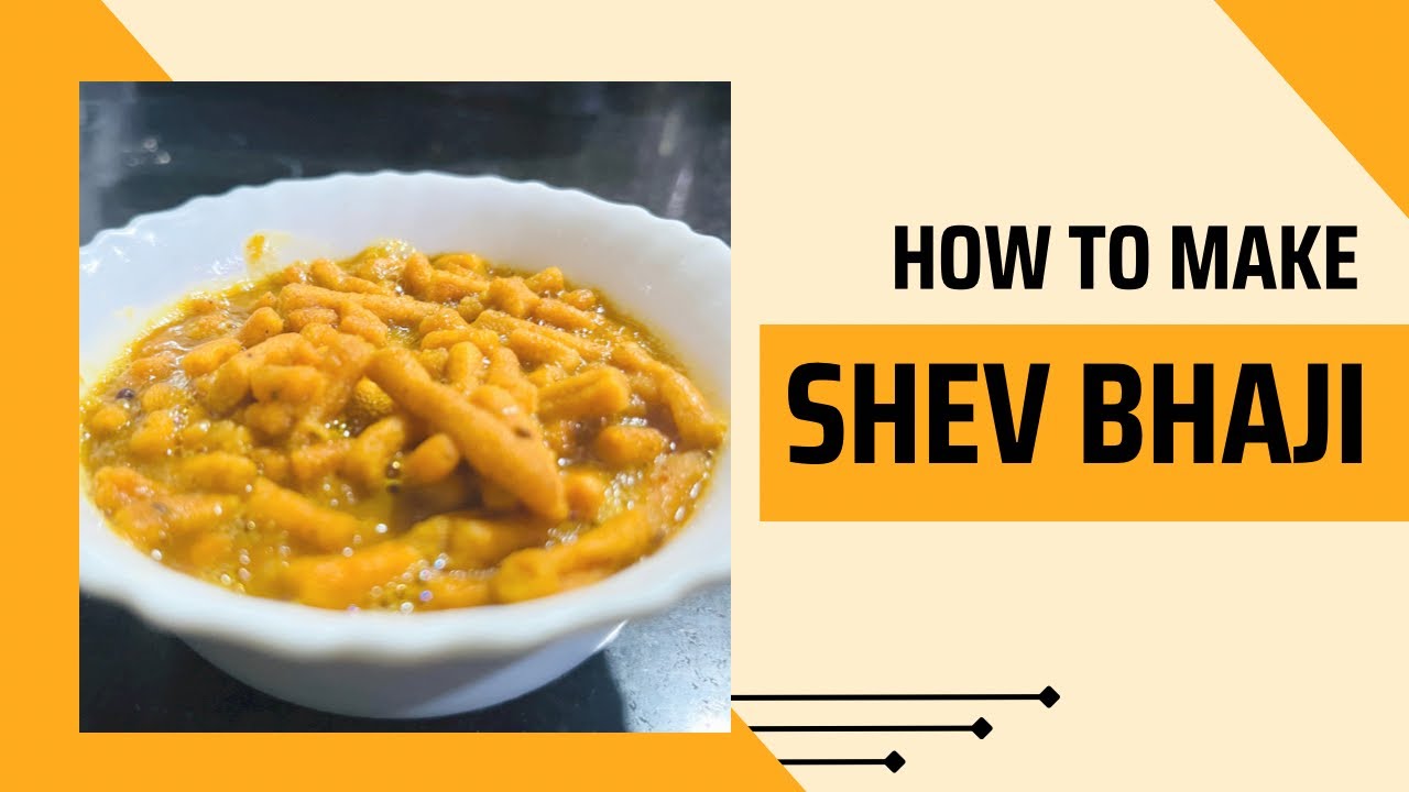 How to make shev bhaji | shev bhaji | easy recipe | Renuka dhage - YouTube