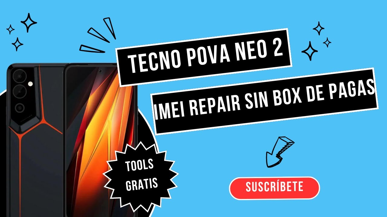 reparar imei tecno pova neo 2 sin box de paga tools gratis - YouTube