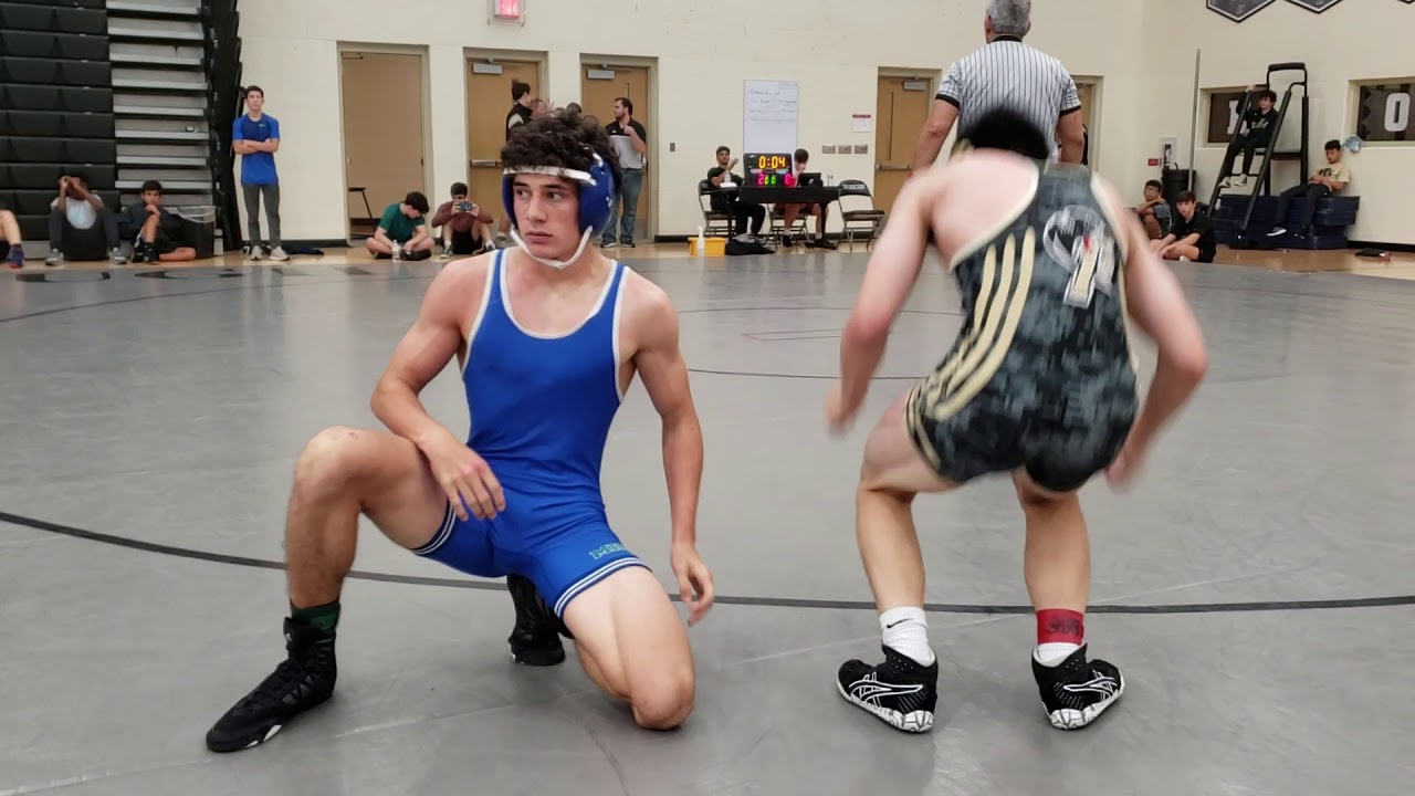MICS Raptor Wrestling Sebastian Perna vs Providence HS 145lbs - YouTube