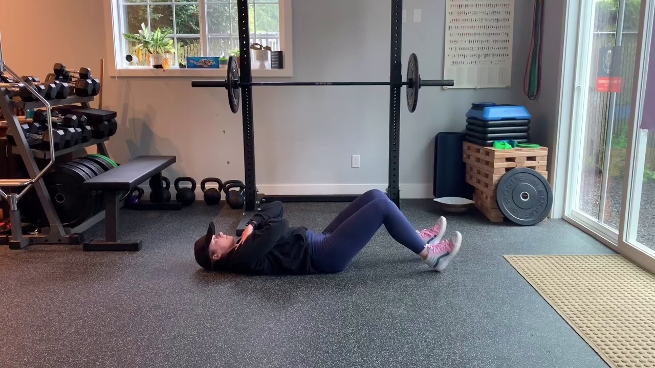 Hamstring Bridge 90 - YouTube