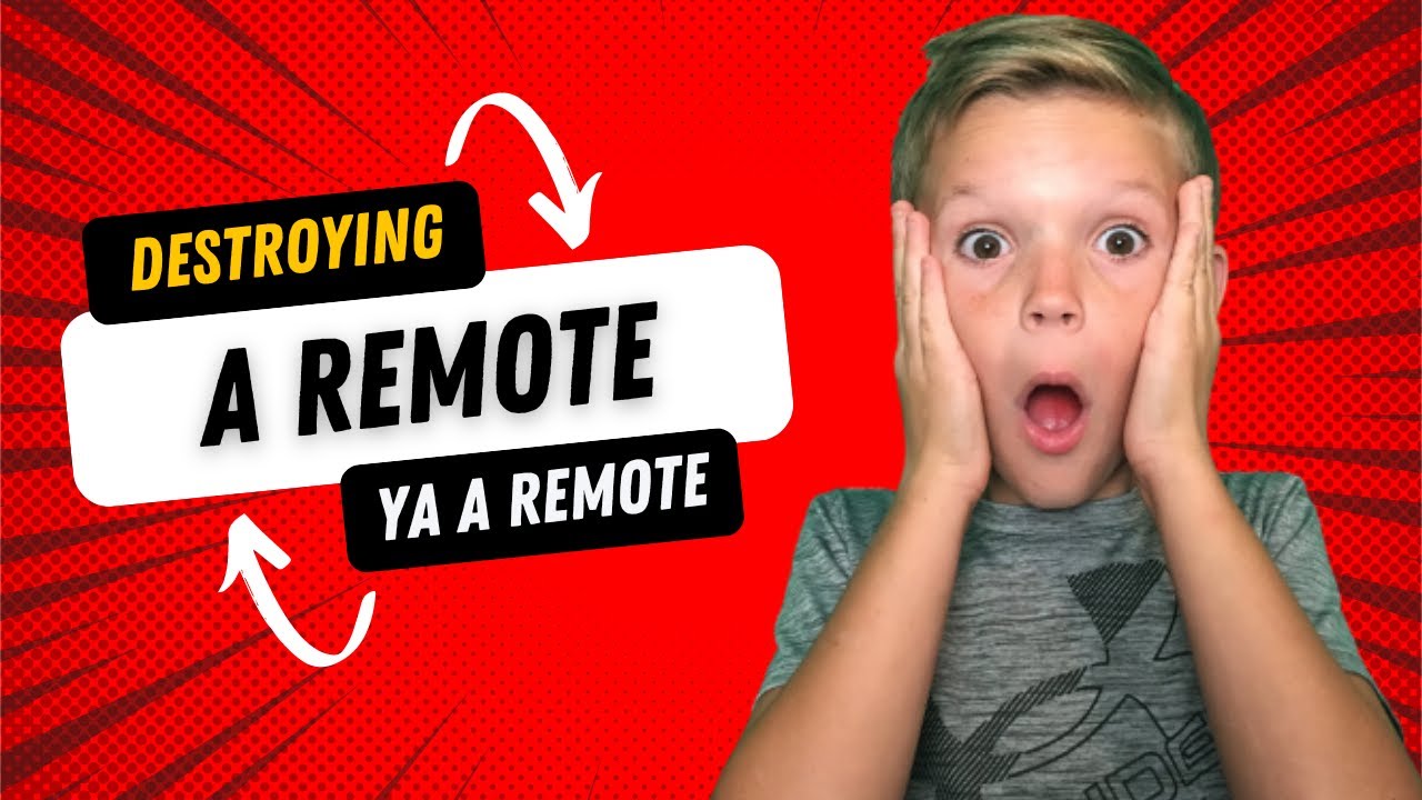 Destroying a TV Remote with a HAMMER!!! - YouTube