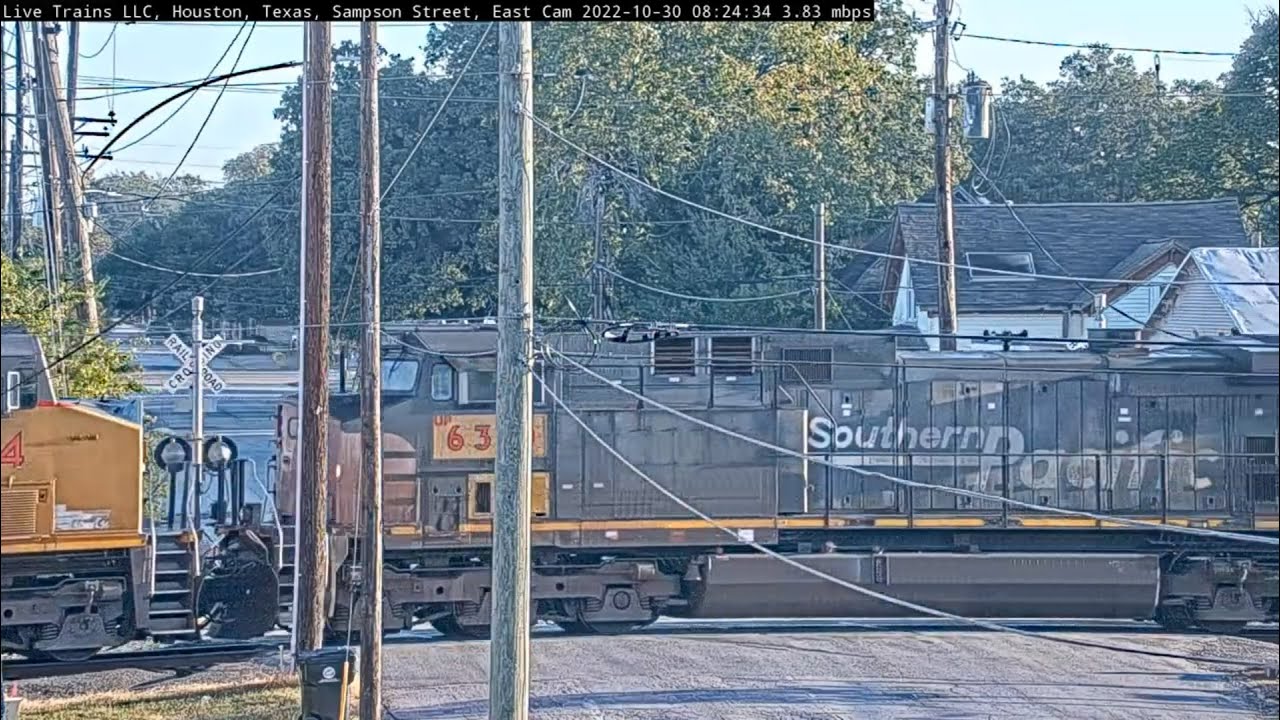 LIVE Trains (ARCHIVED) | Houston, Texas (Sampson Street East Cam) - YouTube