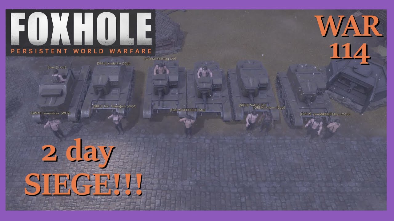 Foxhole HEROIC Defense of Husk Hollow - YouTube