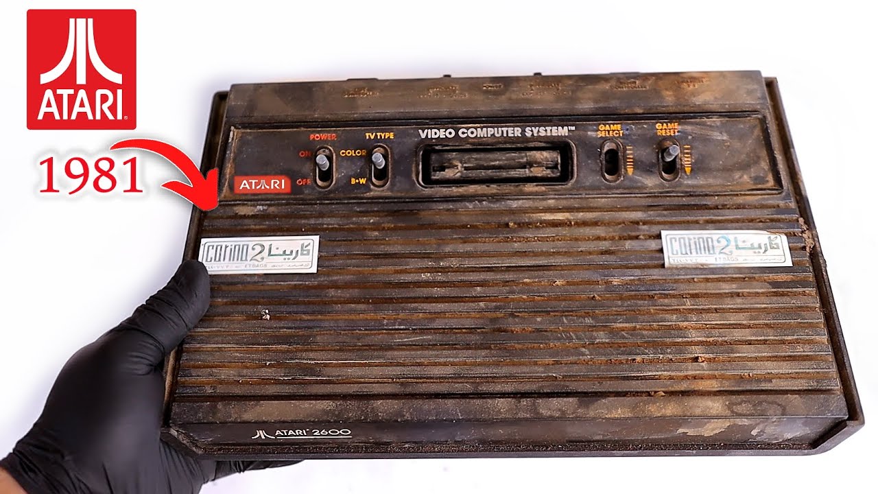 Restoration and repair an Atari 2600 - Retro Console Restoration - ASMR ...