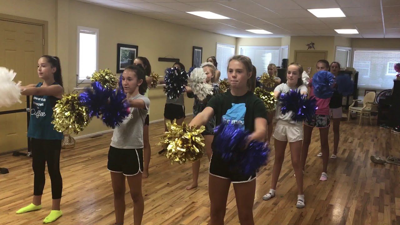 PUSH EM BACK CHEER - YouTube