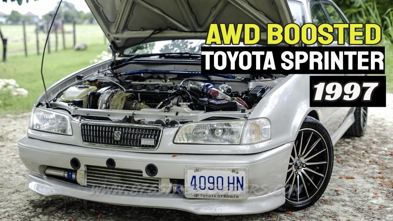 Toyota Sprinter 1997 | Convert To AWD | Turbocharged - YouTube