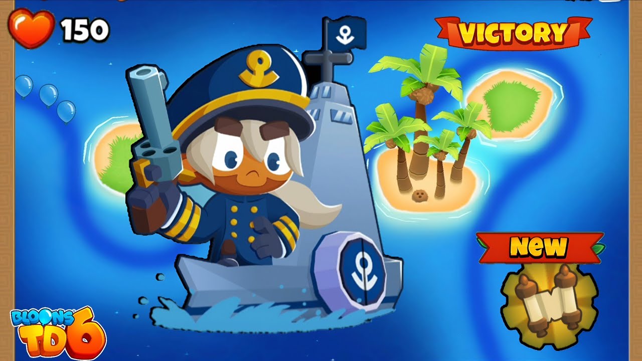 New Admiral Brickell Map Track Completed! | Bloons TD 6 - YouTube