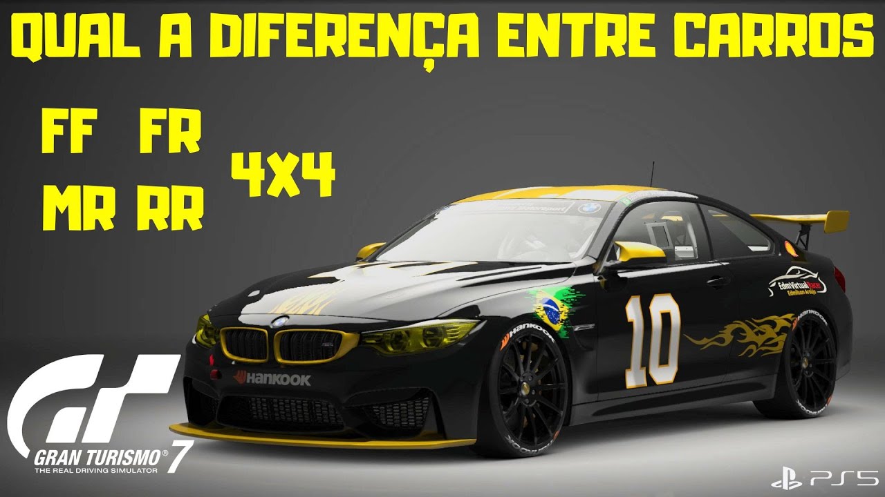 Qual a diferença Entre Carros FF FR MR 4X4 ou RR no Gran Turismo 7 #ps5 ...