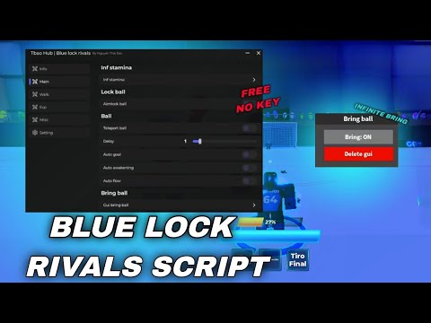 BLUE LOCK : RIVALS SCRIPT GUI PASTEBIN || BRING BALL AUTO GOAL *NO KEY ...
