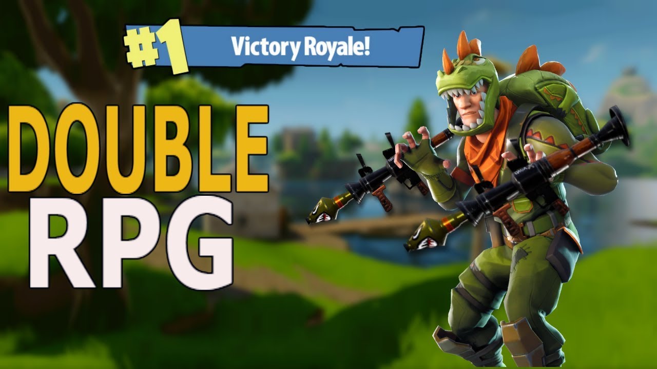 DOUBLE RPG IN FORTNITE BATTLE ROYALE! - YouTube
