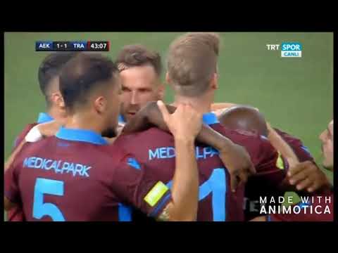 AEK 1-2 Trabzonspor Dk 44 Caleb Ekuban