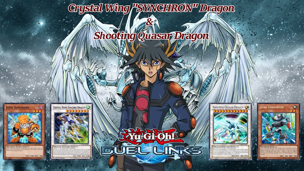 Crystal Wing "Synchron" Dragon! Shooting Quasar Dragon! [Yu Gi Oh! Duel ...