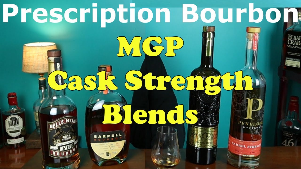 Review of Cask Strength MGP Bourbon Whiskey Blends - YouTube