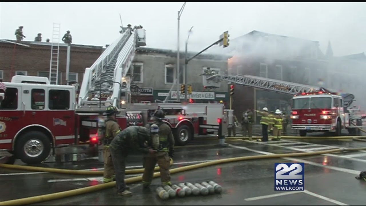 6 fire departments assisted with controlling a 5 alarm fire in Ware ...