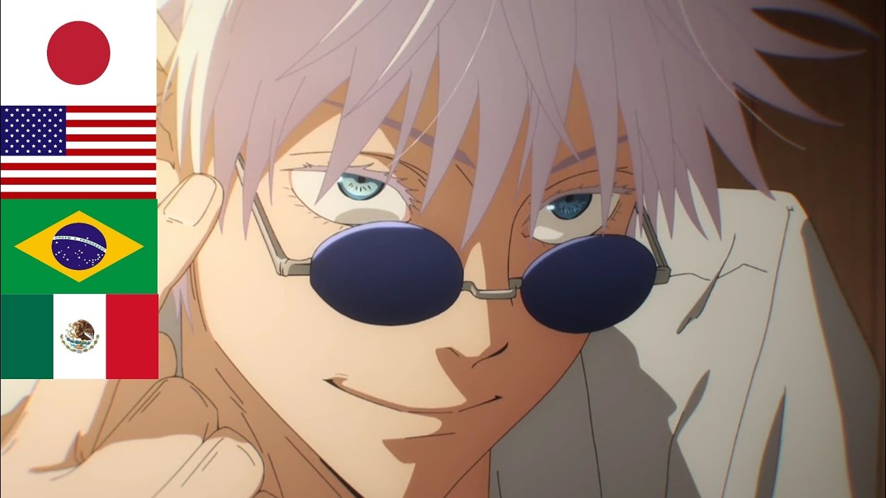 Satoru Gojo in different languages|(Jujutsu Kaisen) - YouTube