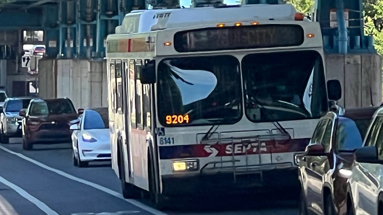 2008 Septa New Flyer DE40LF #8141 On Route 31 - YouTube