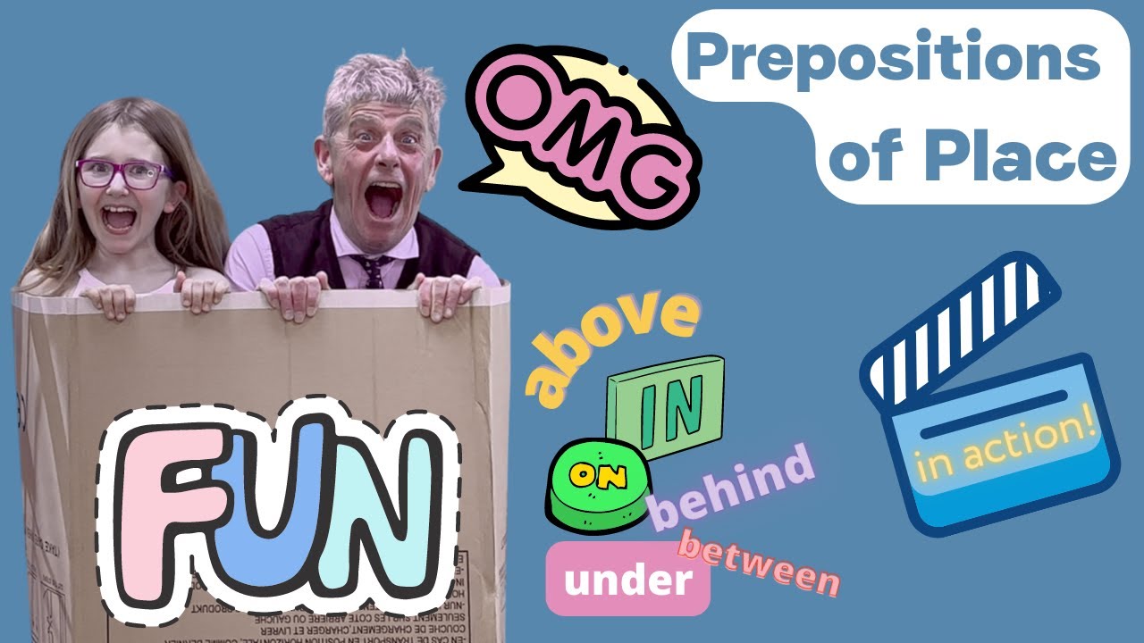 Prepositions of Place. Fun English with Kevin. - YouTube