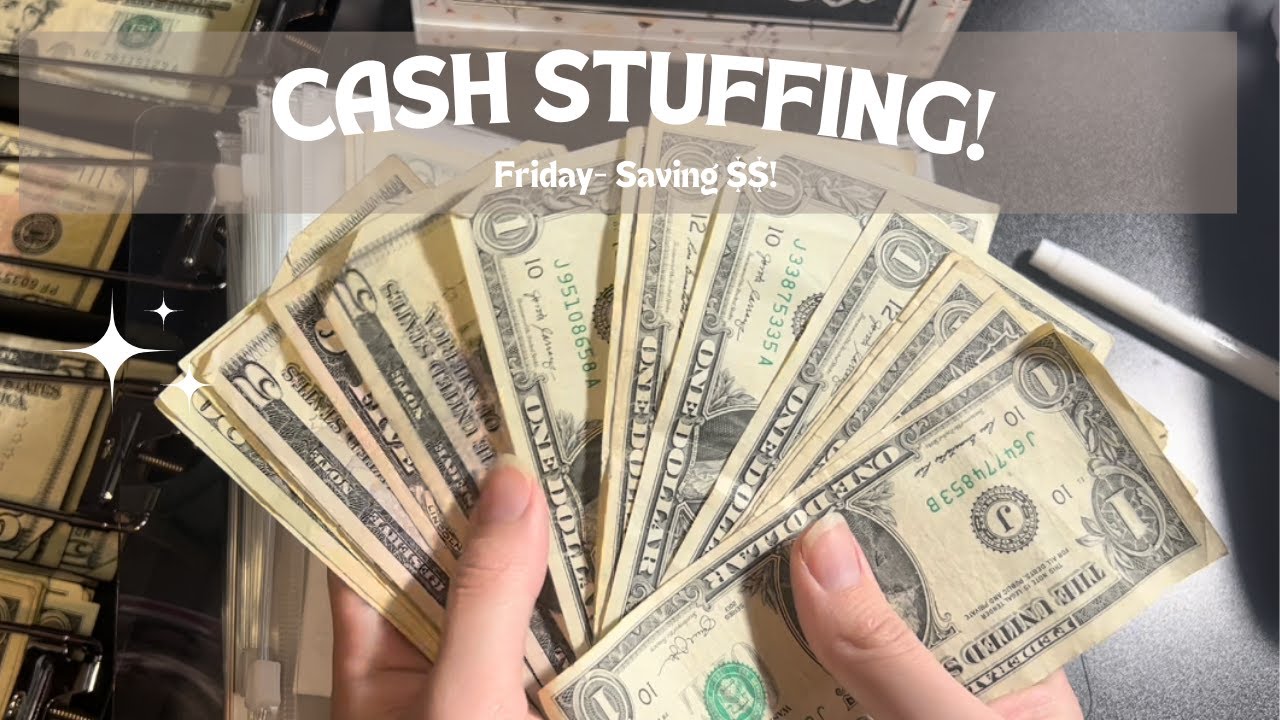 CASH ENVELOPE STUFFING-FRIDAY FUN! SAVING $$! - YouTube