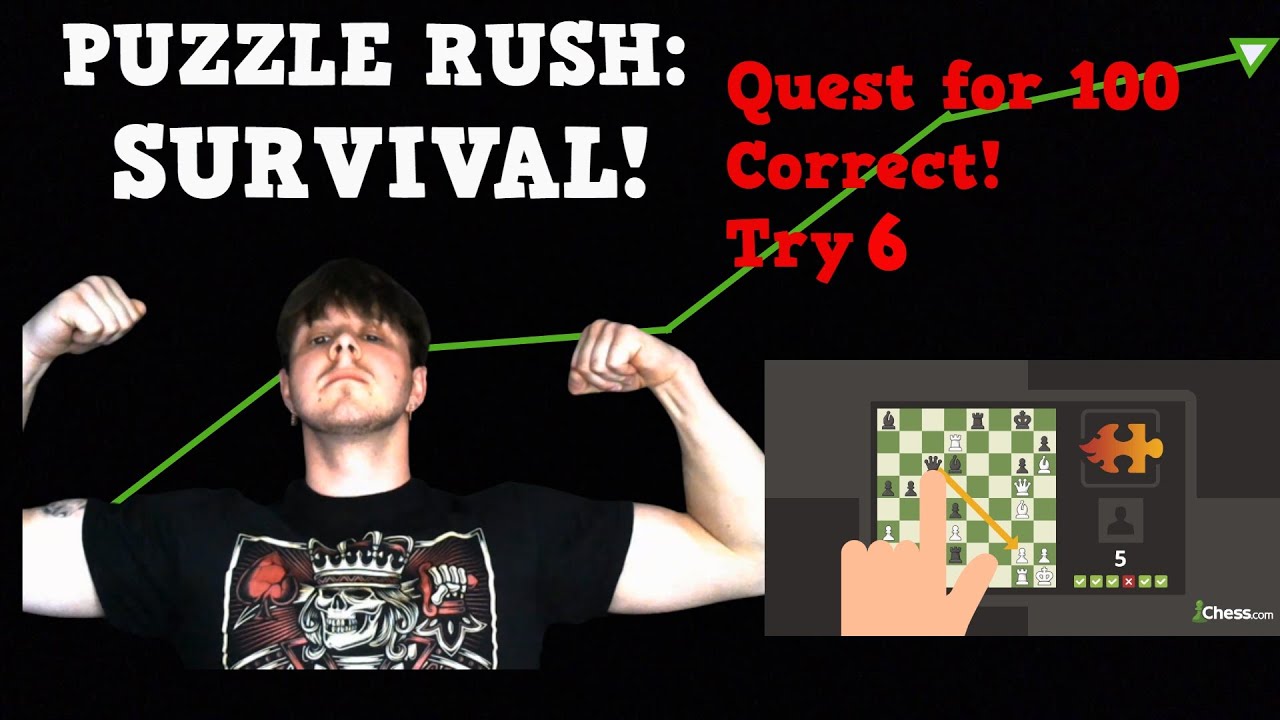 Puzzle Rush: Survival! Quest for 100 Correct Try 6 - YouTube