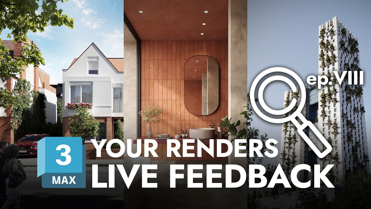 Send your 3D RENDER | Live feedback from VizAcademy! | Ep.08 - YouTube