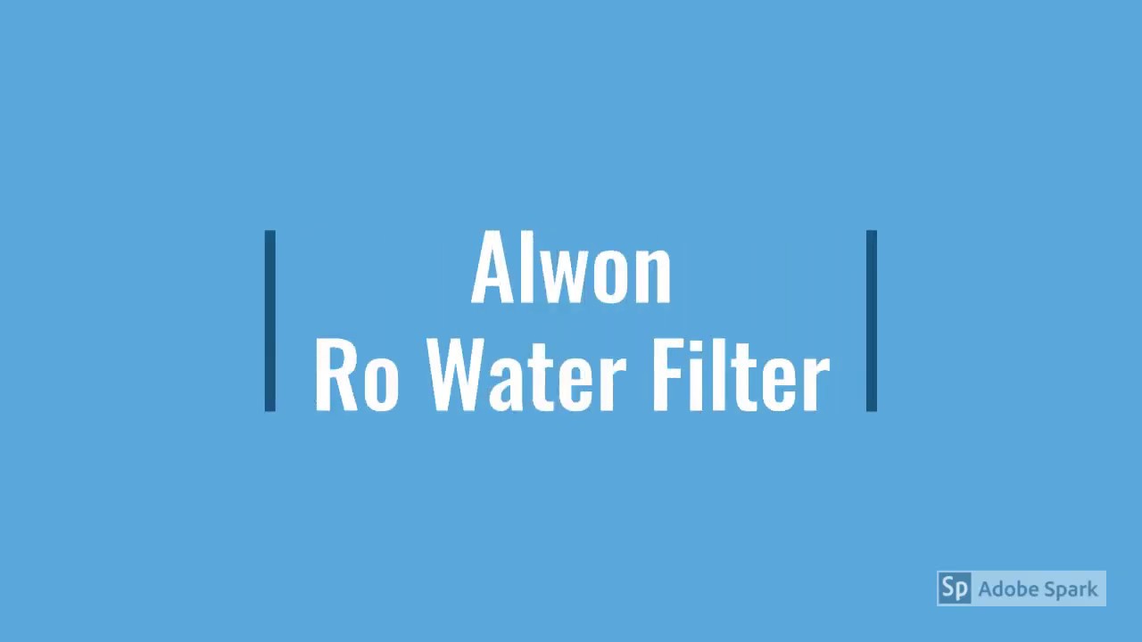 Ro Water - Alwon Water Treatments -Sri lanka 0772688895 - YouTube