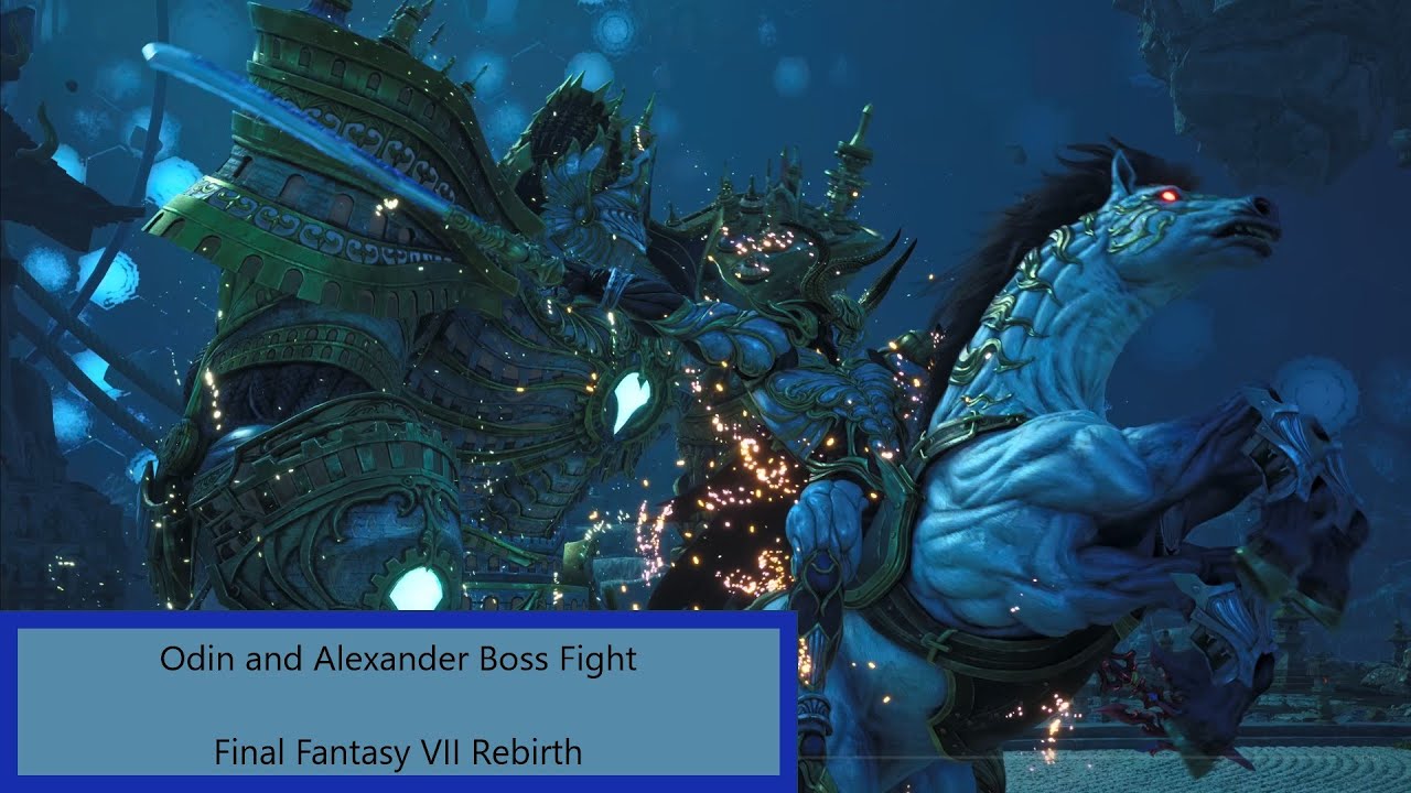 Odin and Alexander Boss Fight - Final Fantasy VII Rebirth (4k) - YouTube