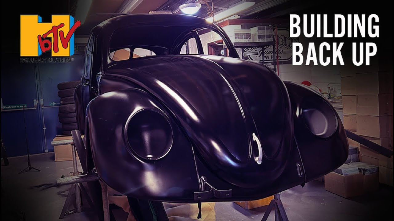 Project '49 - Episode 8 Fitting Body Panels To A Freshly Painted Shell - YouTube