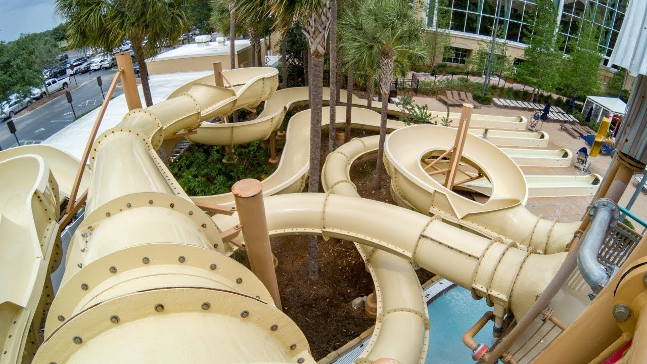 Gator Raider & Dragonfly Dash Water Slides | Cypress Springs at Gaylord ...