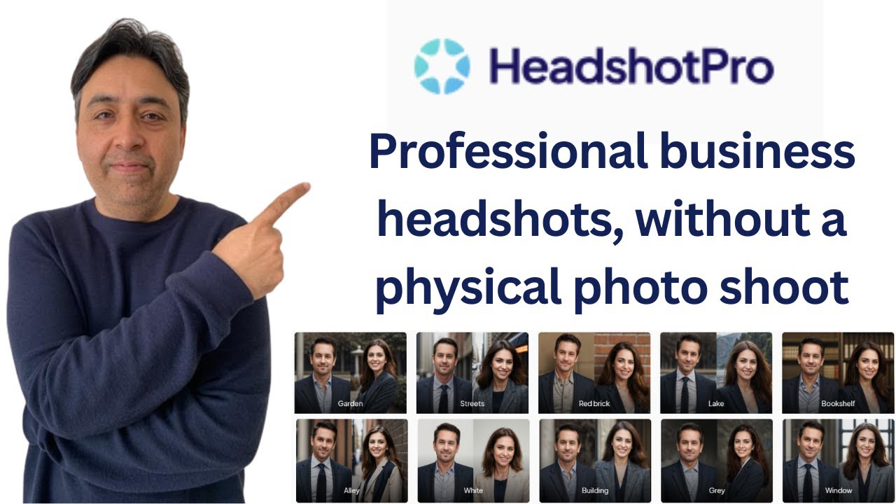 Professional Photo Shoot with AI - HeadshotPro - YouTube