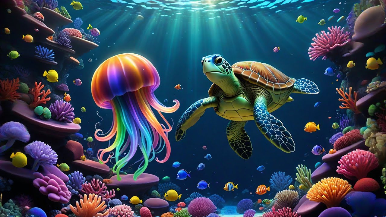 Jellyfish Glow Dance | Nursery Rhyme Song for Kids - YouTube