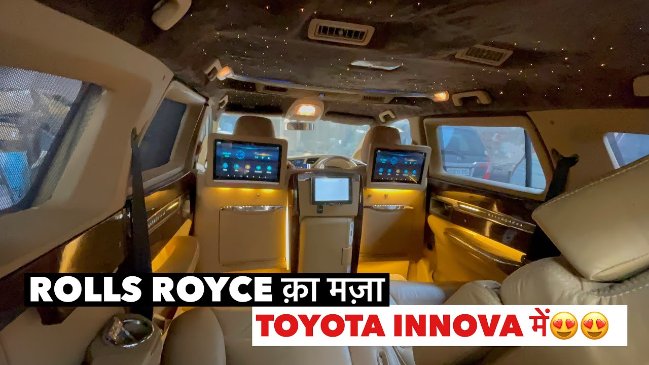 2021 Innova Crysta Interior NEXT LEVEL Modified | करोड़ों का मज़ा सस्ते ...