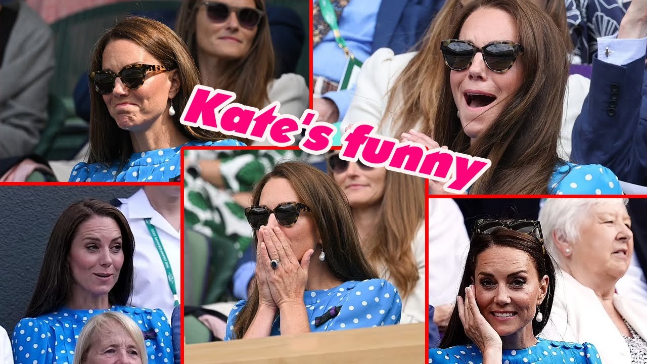 Kate's funny expression at Wimbledon looks exactly like the mischievous ...