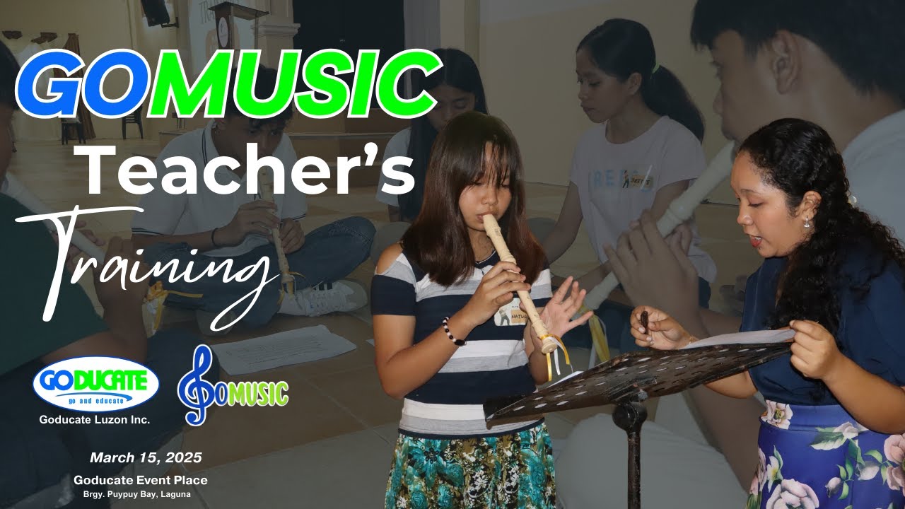 GOMUSIC TEACHER'S TRAINING - YouTube