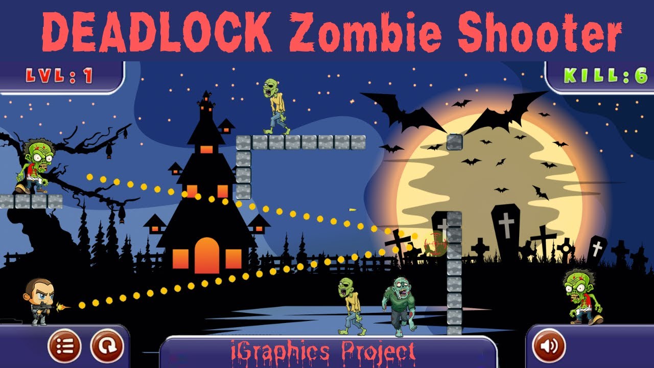 iGraphics Project - DEADLOCK Zombie Shooter | AUST - YouTube