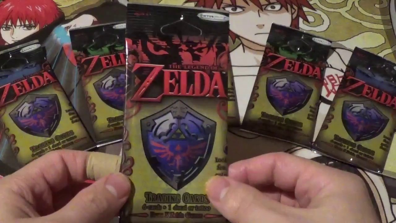 Opening 6 Booster Packs of Legend of Zelda Trading Cards 2016 Edition ...